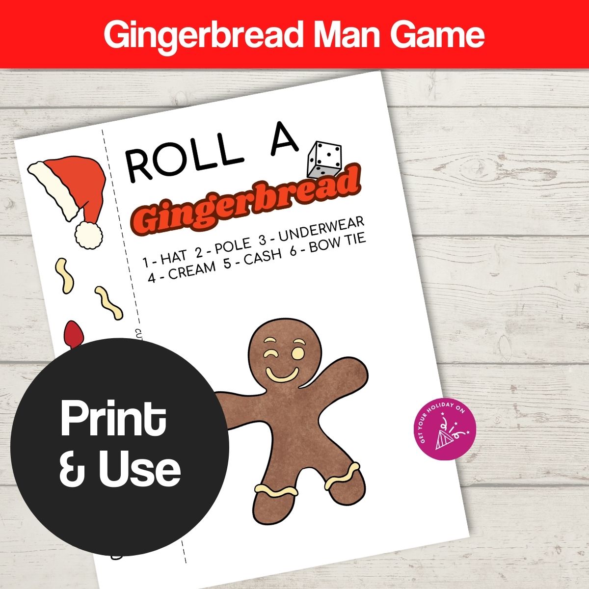 Gingerbread Game – Get Your Holiday On